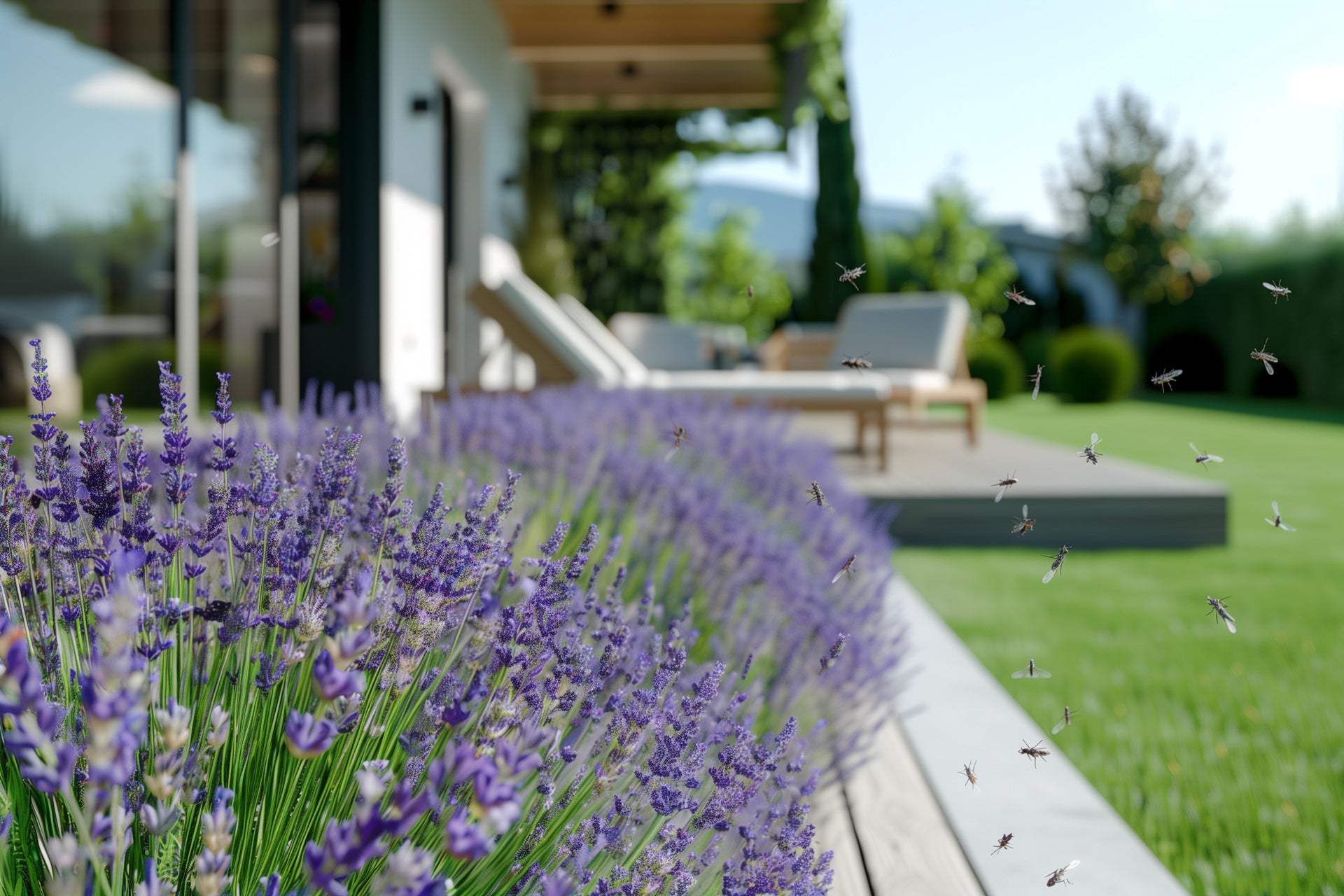 Elegantes Lavendel Gegen Wuhlmause Ebenbild